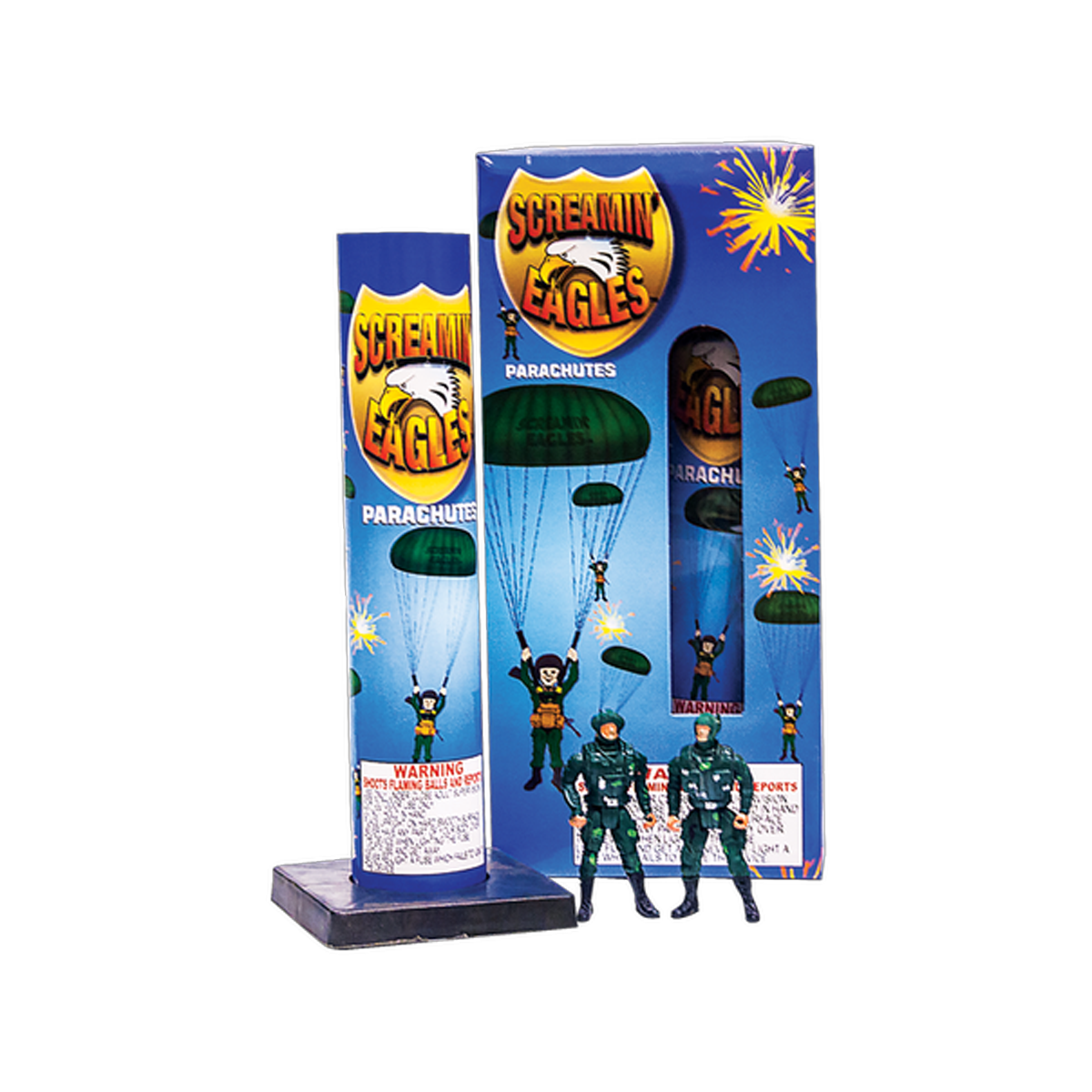SCREAMIN' EAGLES PARACHUTE | Burning Sky Fireworks LLC