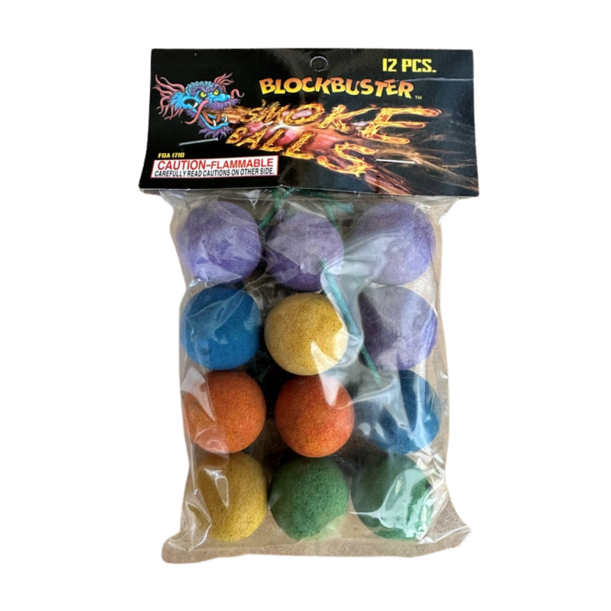 colored smoke balls